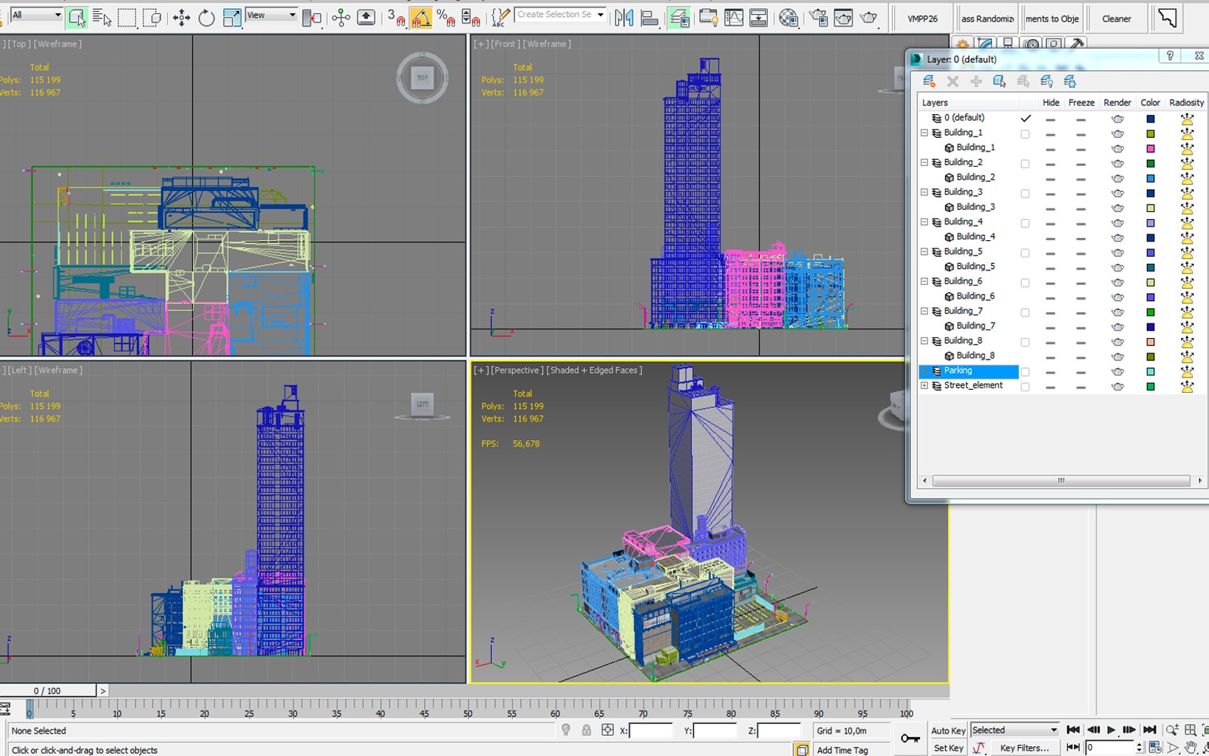 3d new york city block model