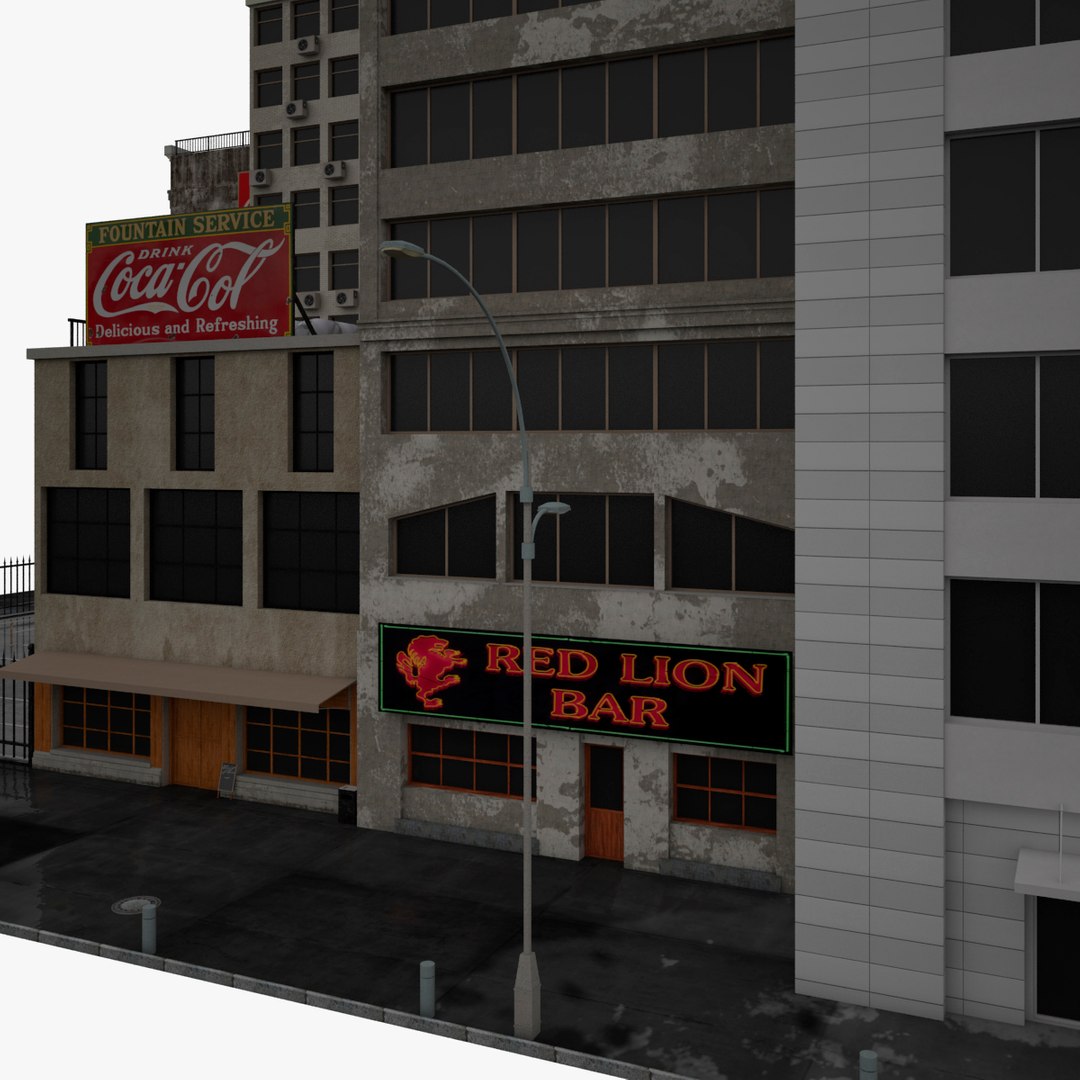 3d new york city block model