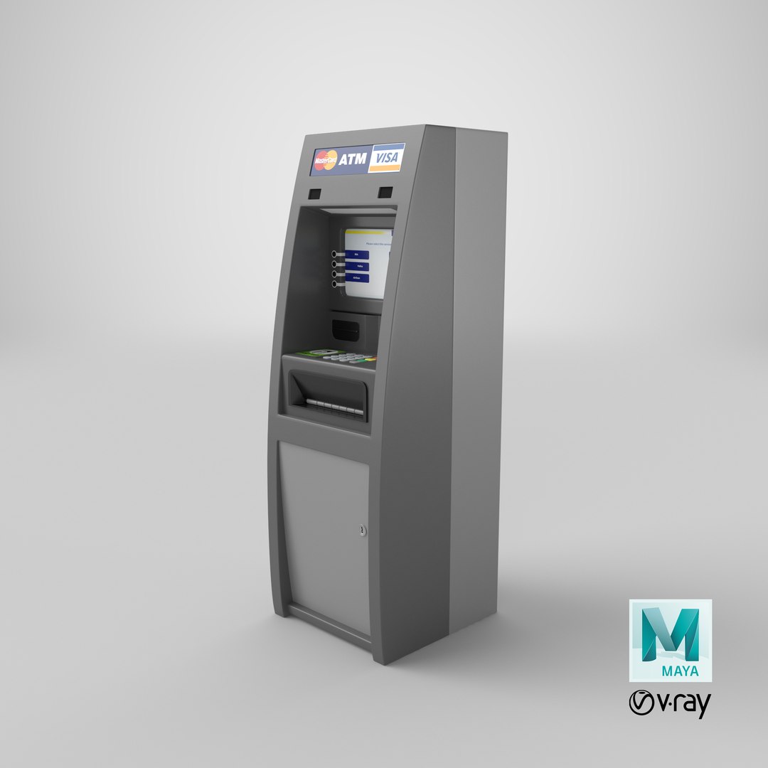 3D real atm machine - TurboSquid 1515426