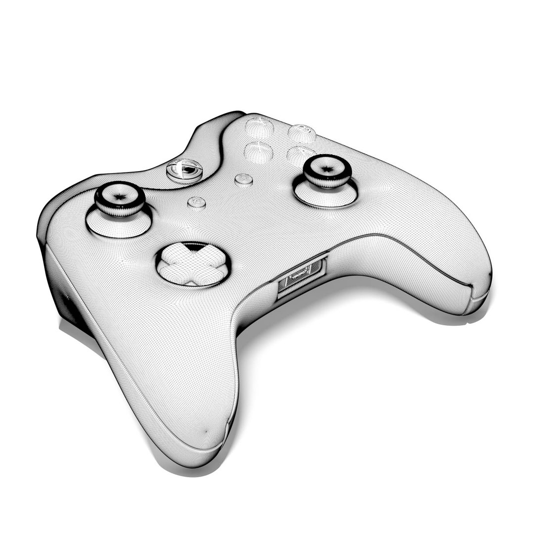 Black Xbox Controller 3D Model - TurboSquid 1398270