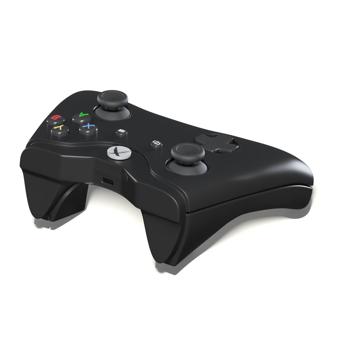 Black Xbox Controller 3D Model - TurboSquid 1398270