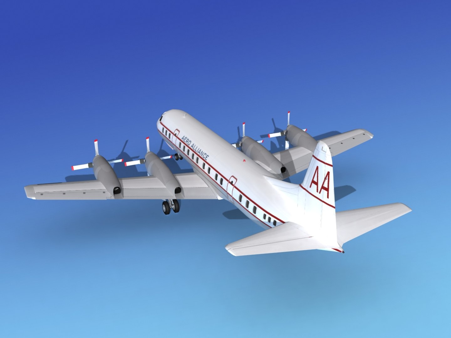 Propellers Electra Lockheed Obj