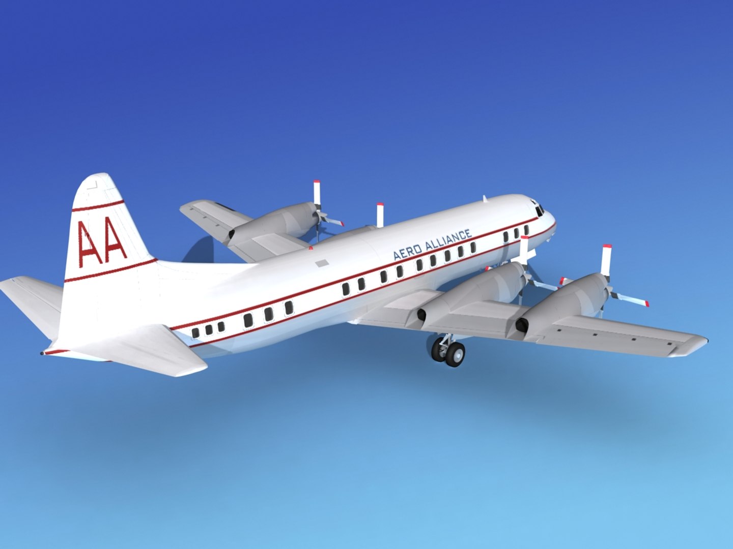 Propellers Electra Lockheed Obj