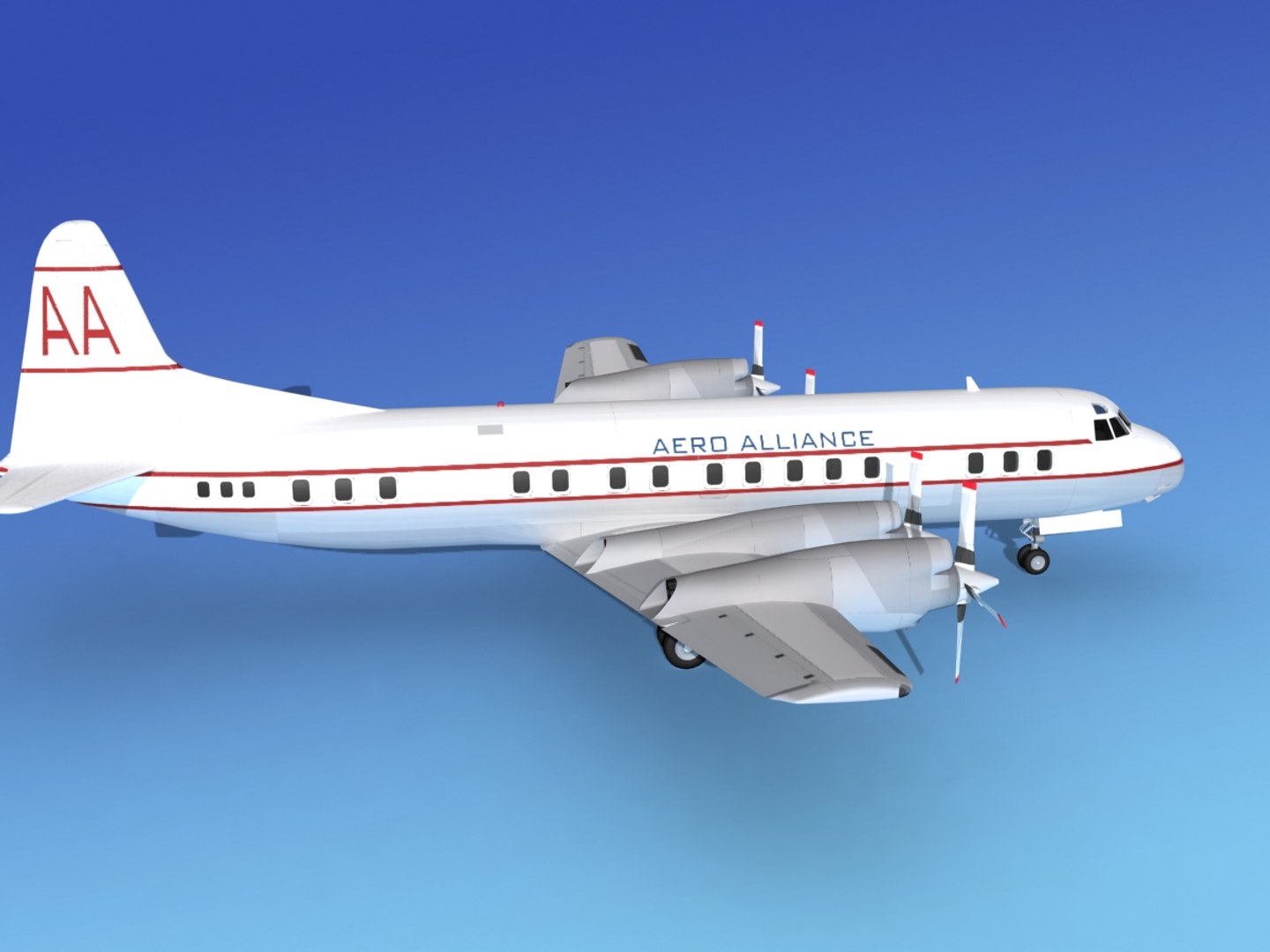 Propellers Electra Lockheed Obj