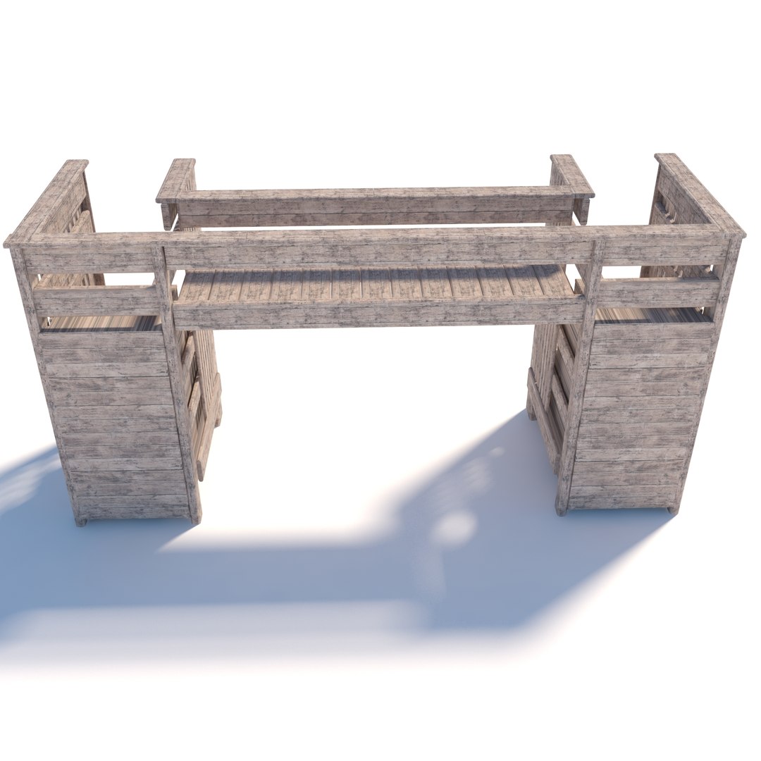 3D Playground Wood Stairs - TurboSquid 1658812