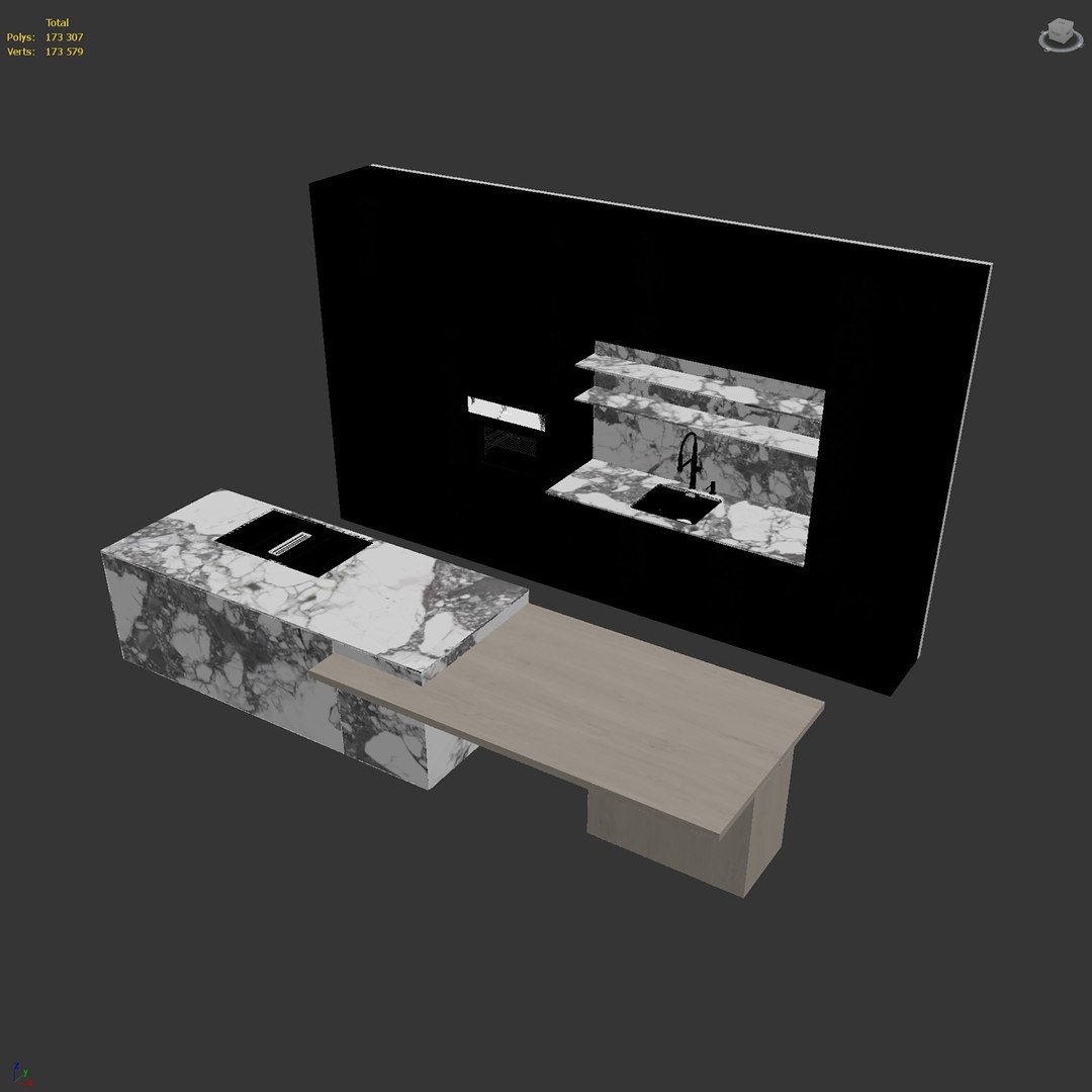 3D Kitchen Set 11 Model - TurboSquid 2150239