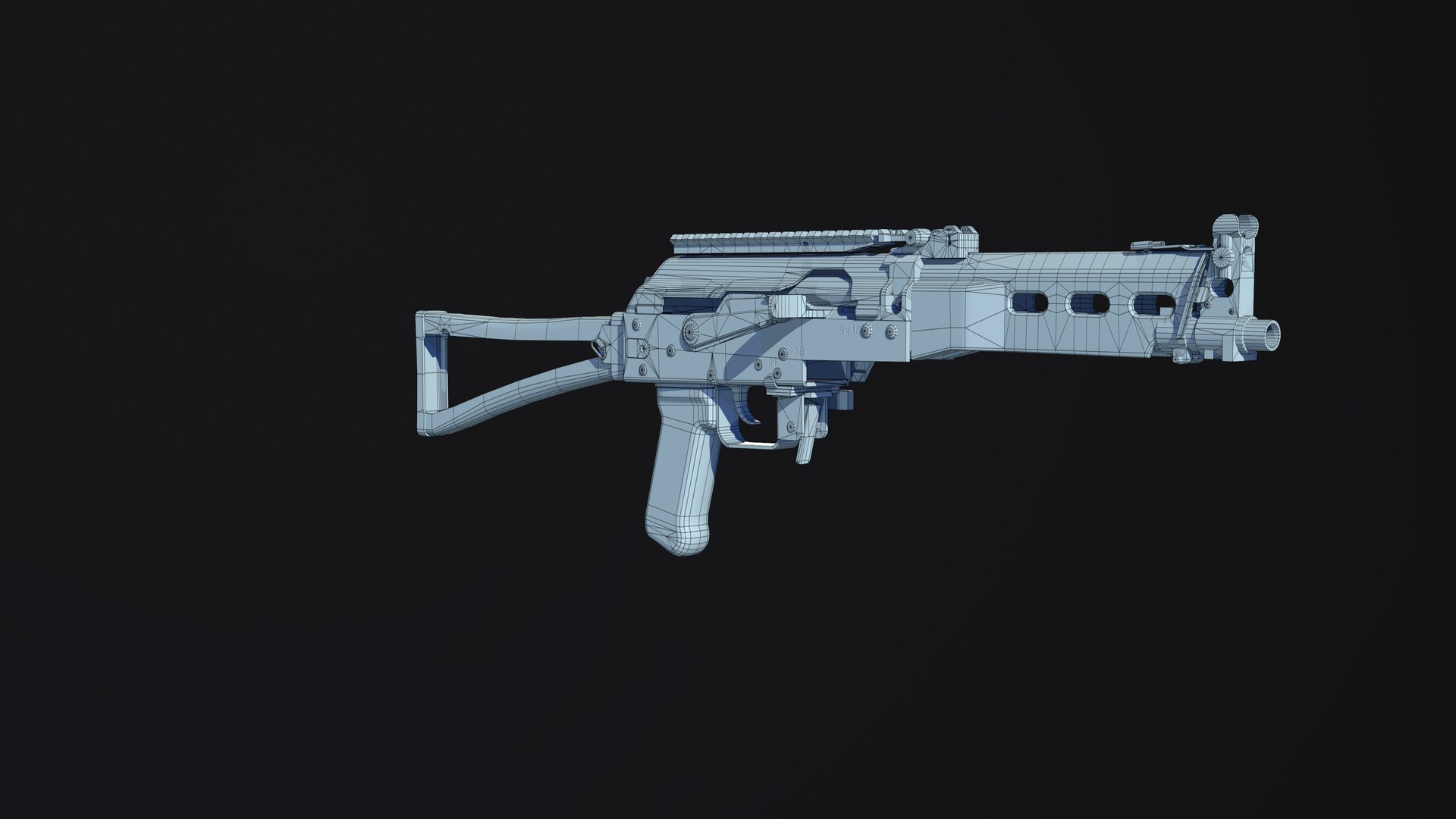 Weapon - Gun Smg Model - TurboSquid 1548179