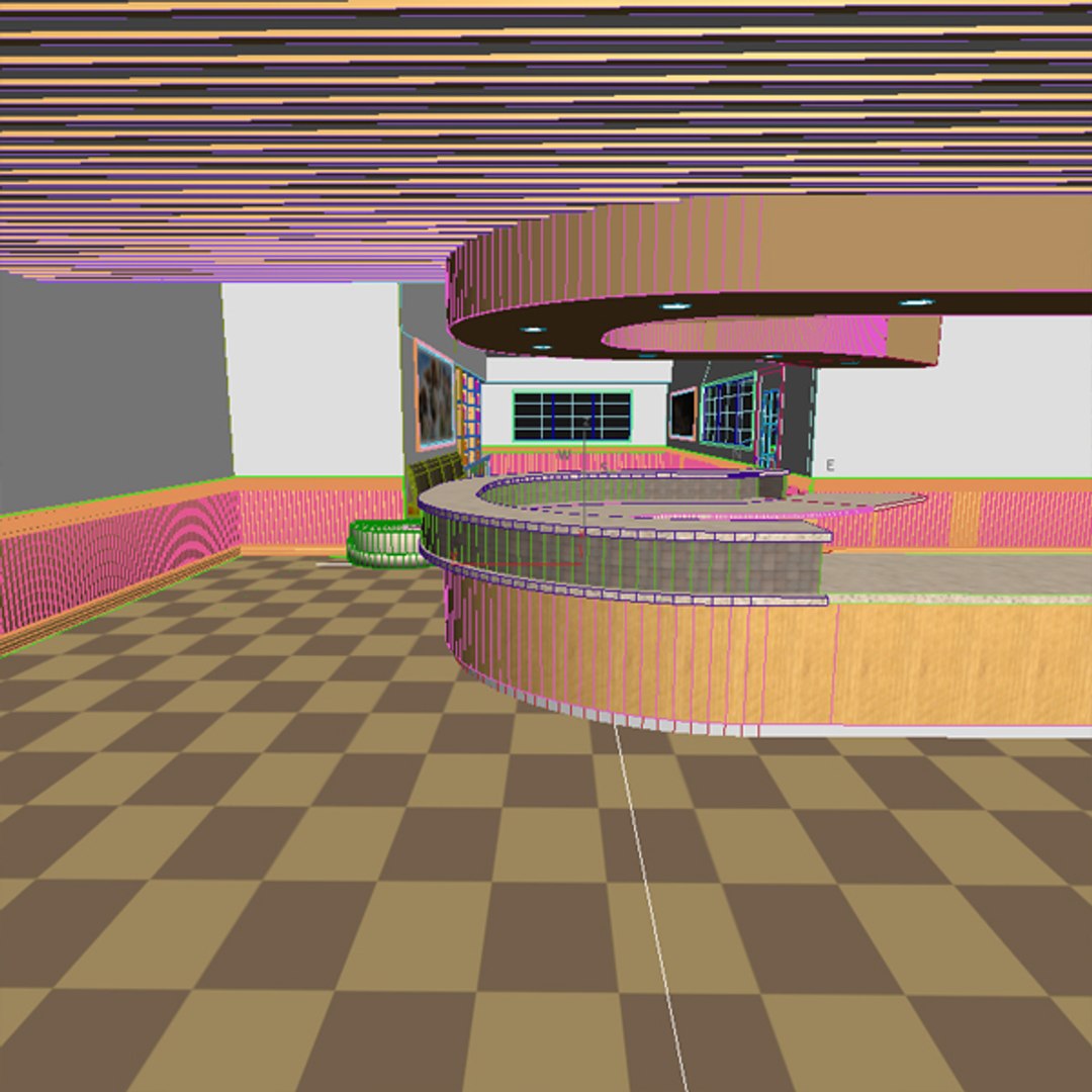 Lobby Animal Hospital 3d Model