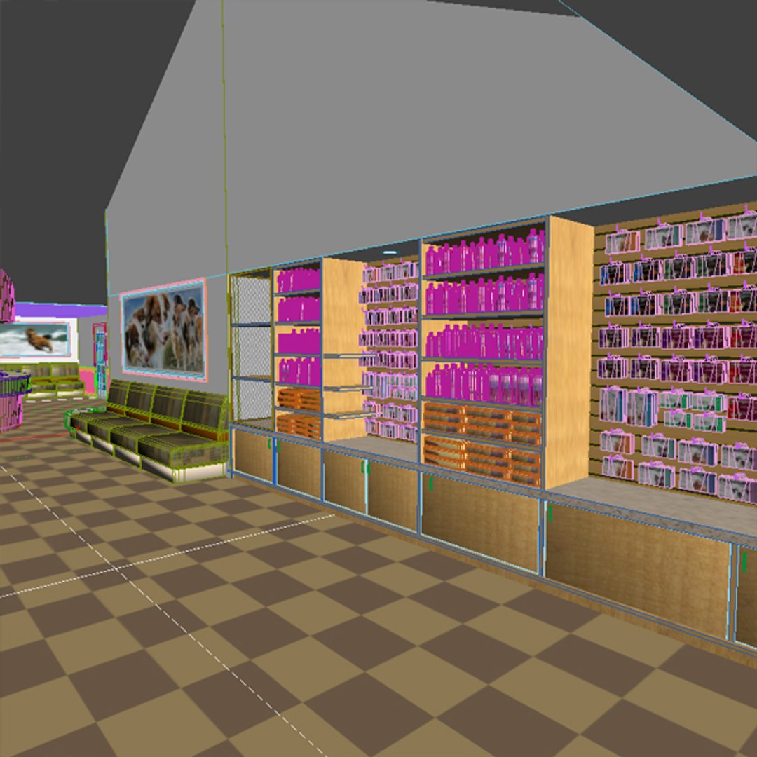 Lobby Animal Hospital 3d Model