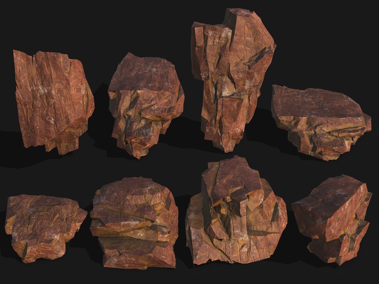 3D Desert Rocks 09 Model - TurboSquid 2046261