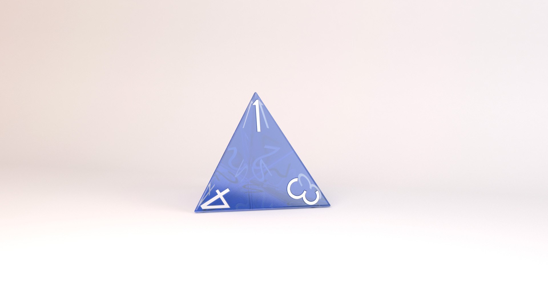 3D Dice D4 Model - TurboSquid 1594325