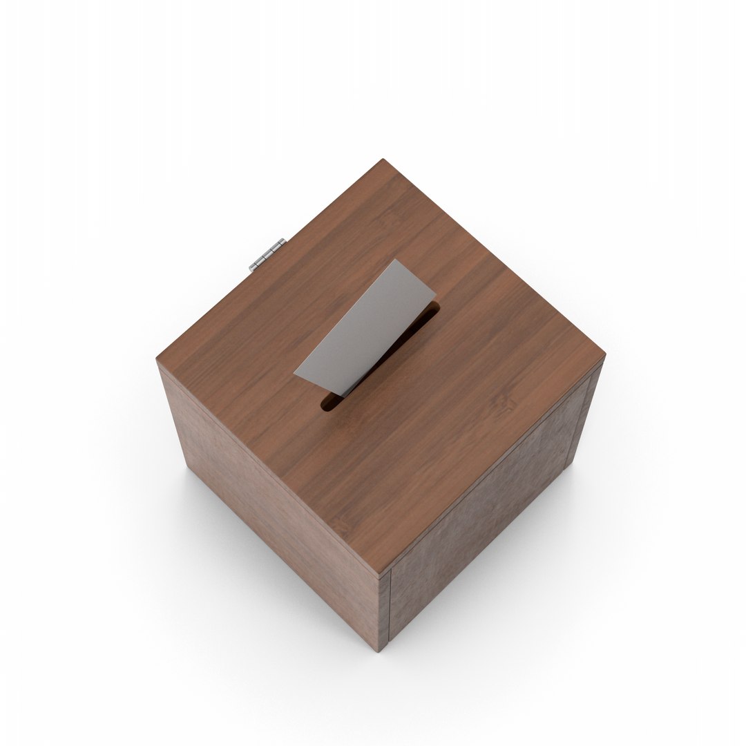 3D Ballot Box Dark Wood model - TurboSquid 2175925