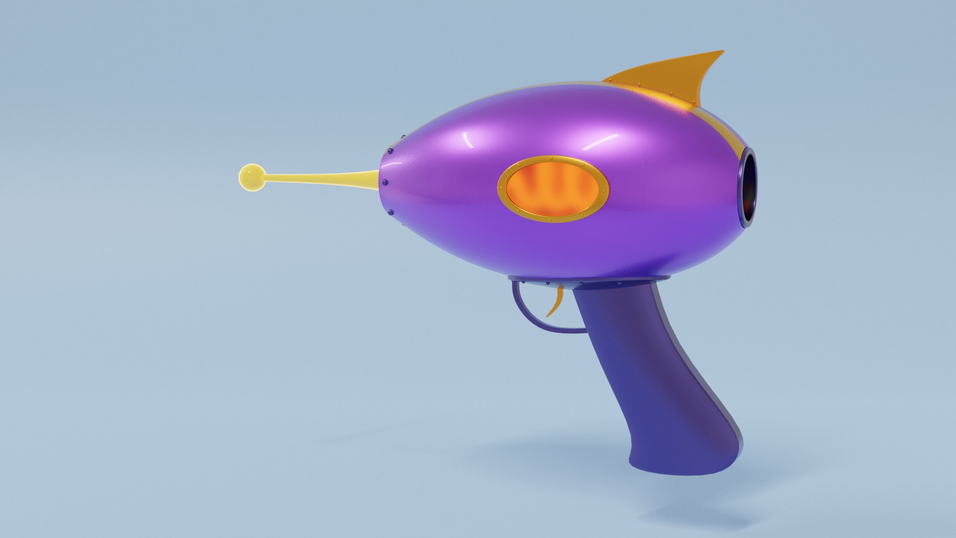 3D Cartoon Space Gun - TurboSquid 1572978