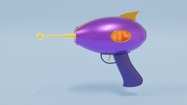 3D cartoon space gun - TurboSquid 1572978