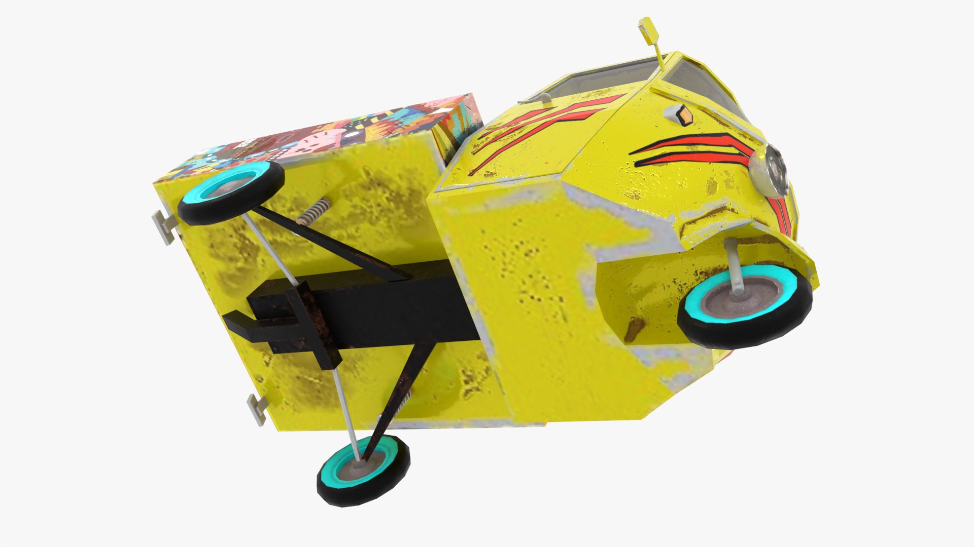 3D 3 Wheel Motorcycle Dragon Model - TurboSquid 1846494