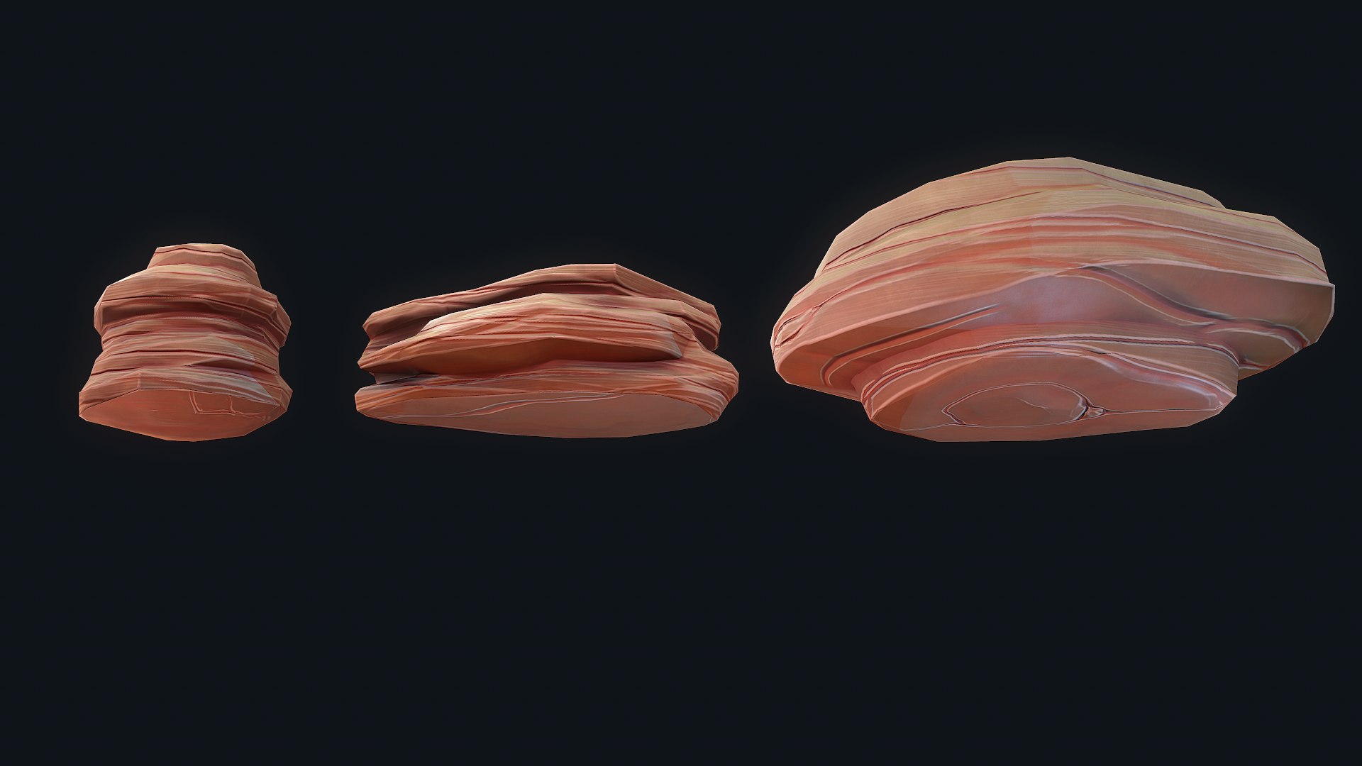 Stylized Desert Rock Small 1 3D - TurboSquid 2134721