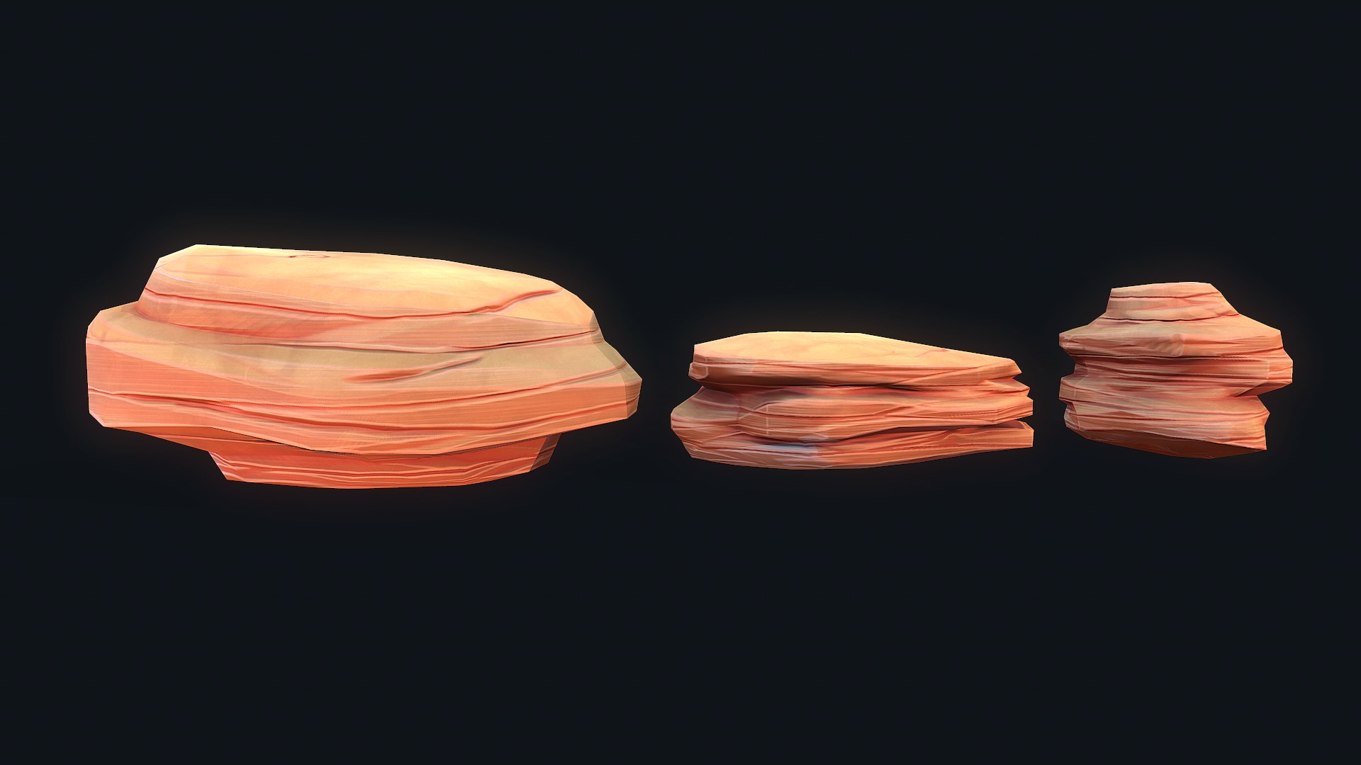 Stylized Desert Rock Small 1 3D - TurboSquid 2134721