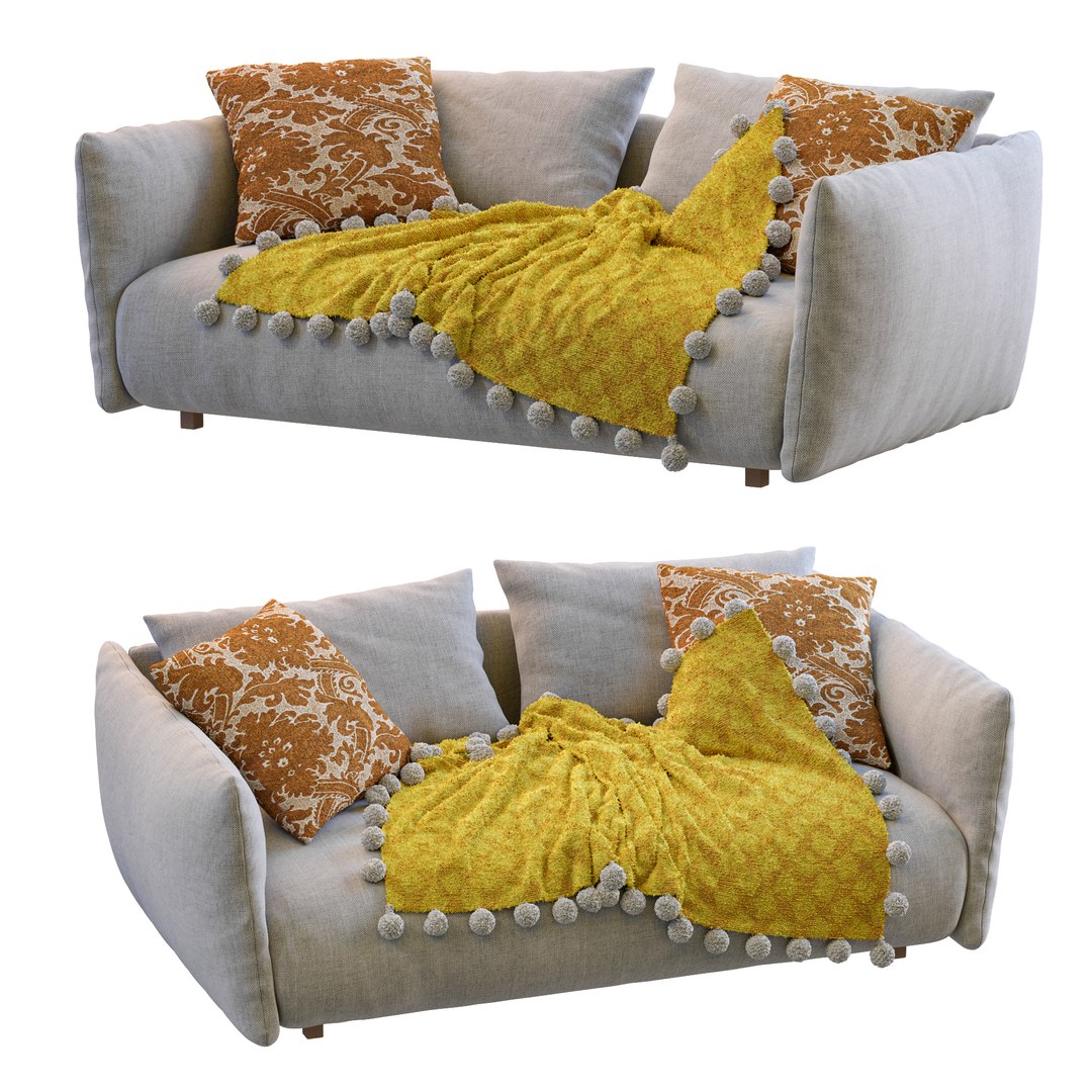 3D Meridiani Sofa SCOTT - TurboSquid 1846952