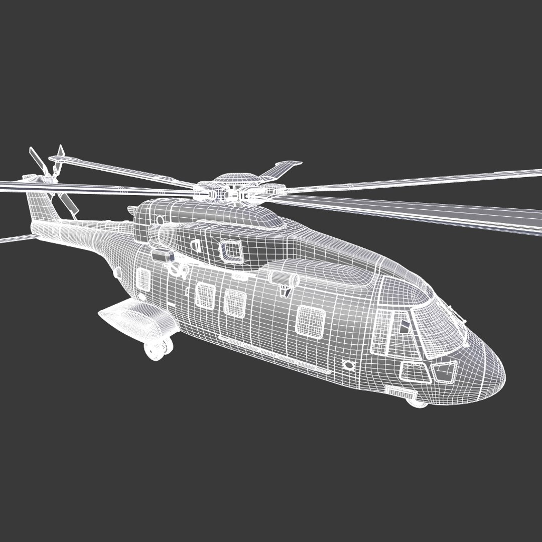 Agustawestland Aw101 3D Model - TurboSquid 1240551