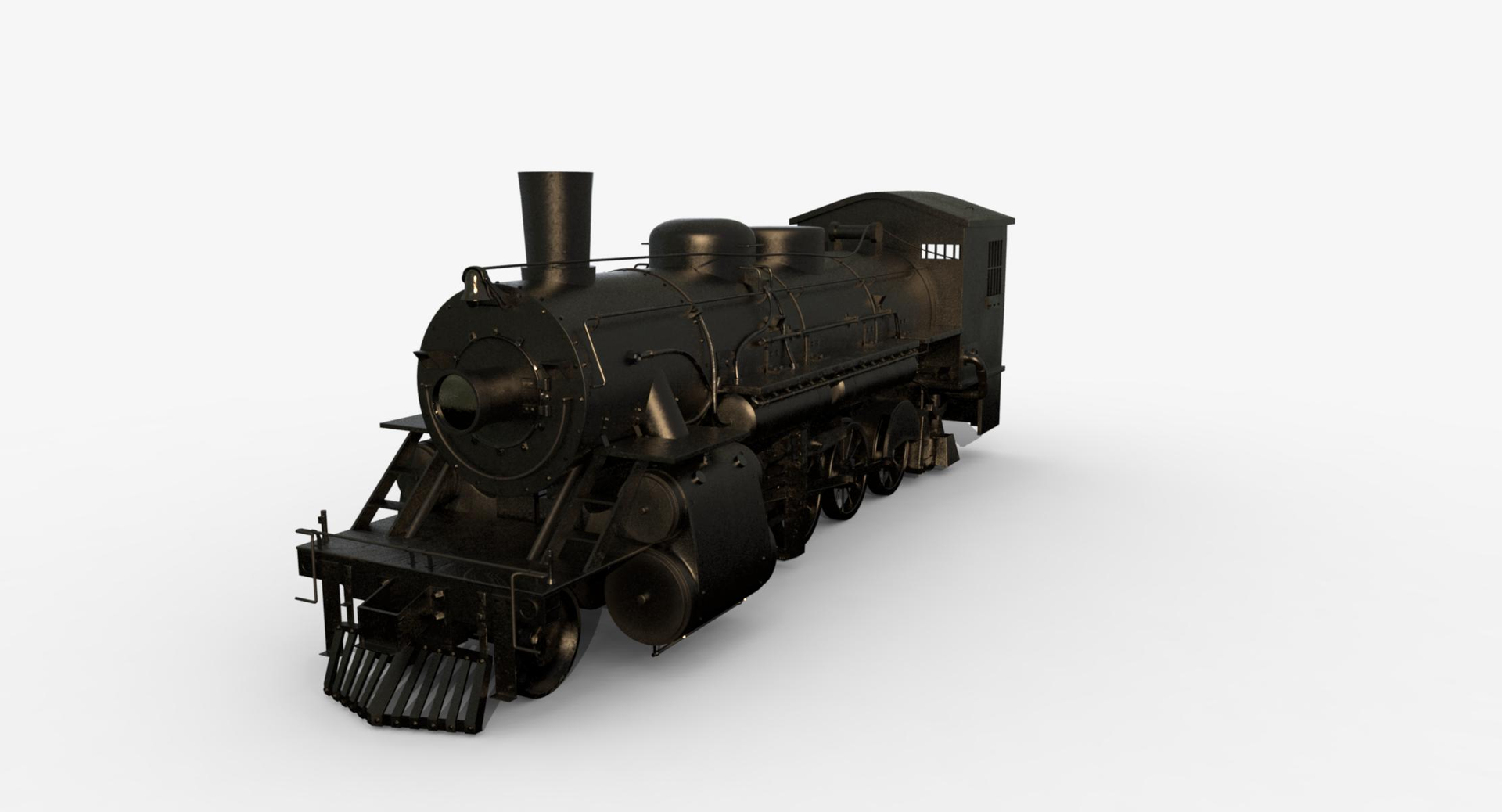 Steam Train Engines 3d Obj