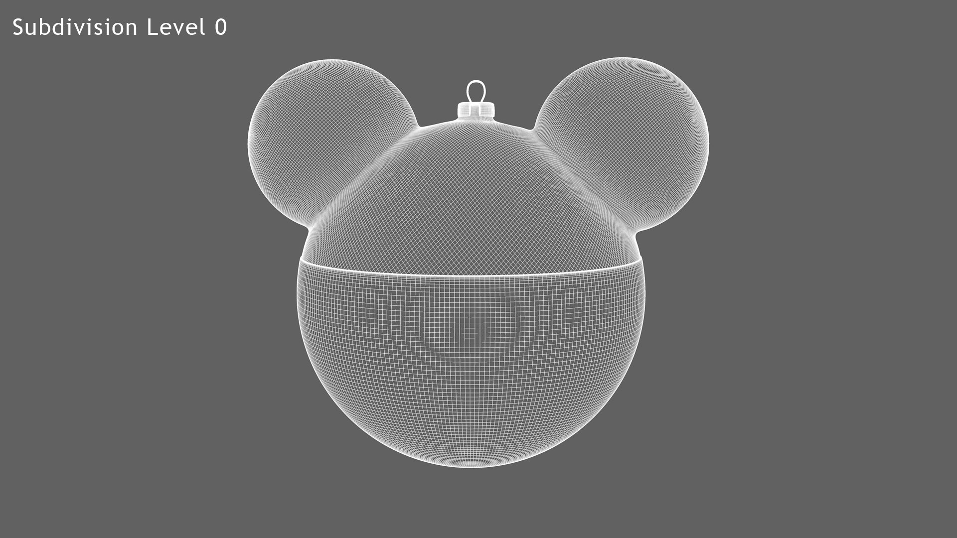 3D Christmas Ball Mickey Mouse - TurboSquid 1651818