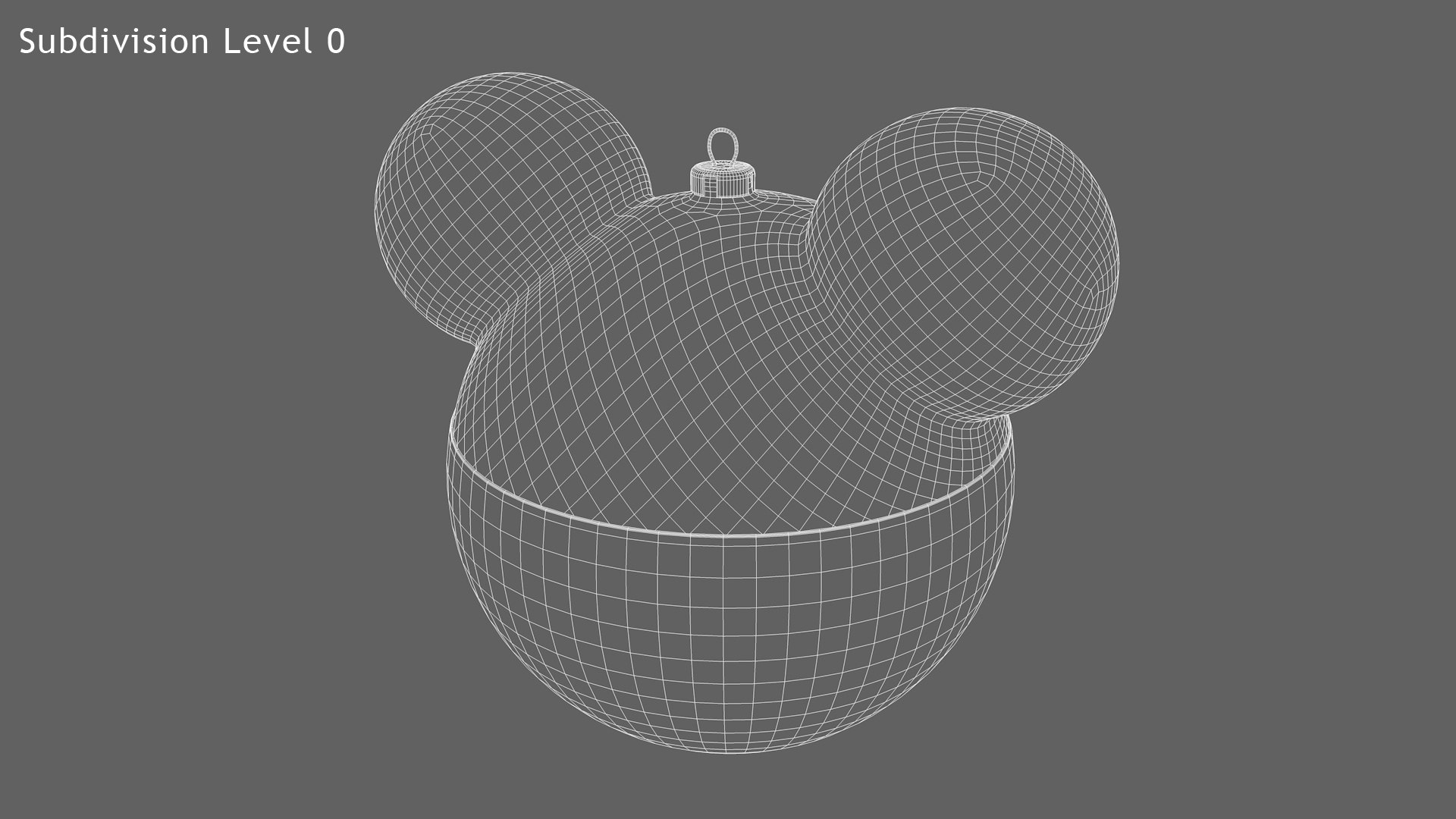 3D Christmas Ball Mickey Mouse - TurboSquid 1651818