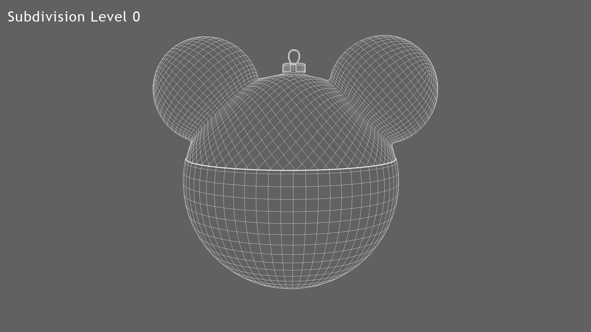 3D Christmas Ball Mickey Mouse - TurboSquid 1651818