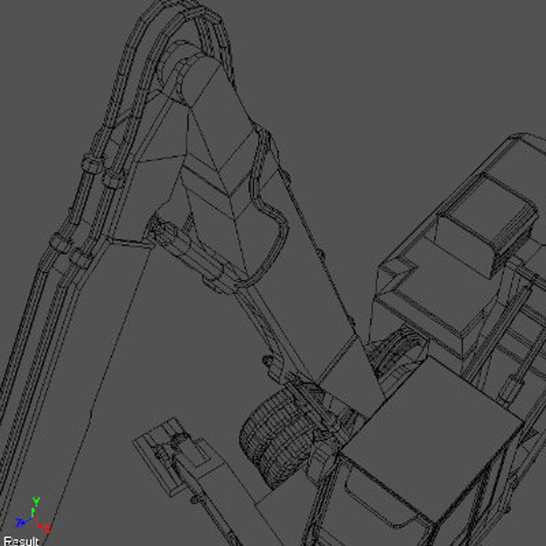 maya hydraulic excavator