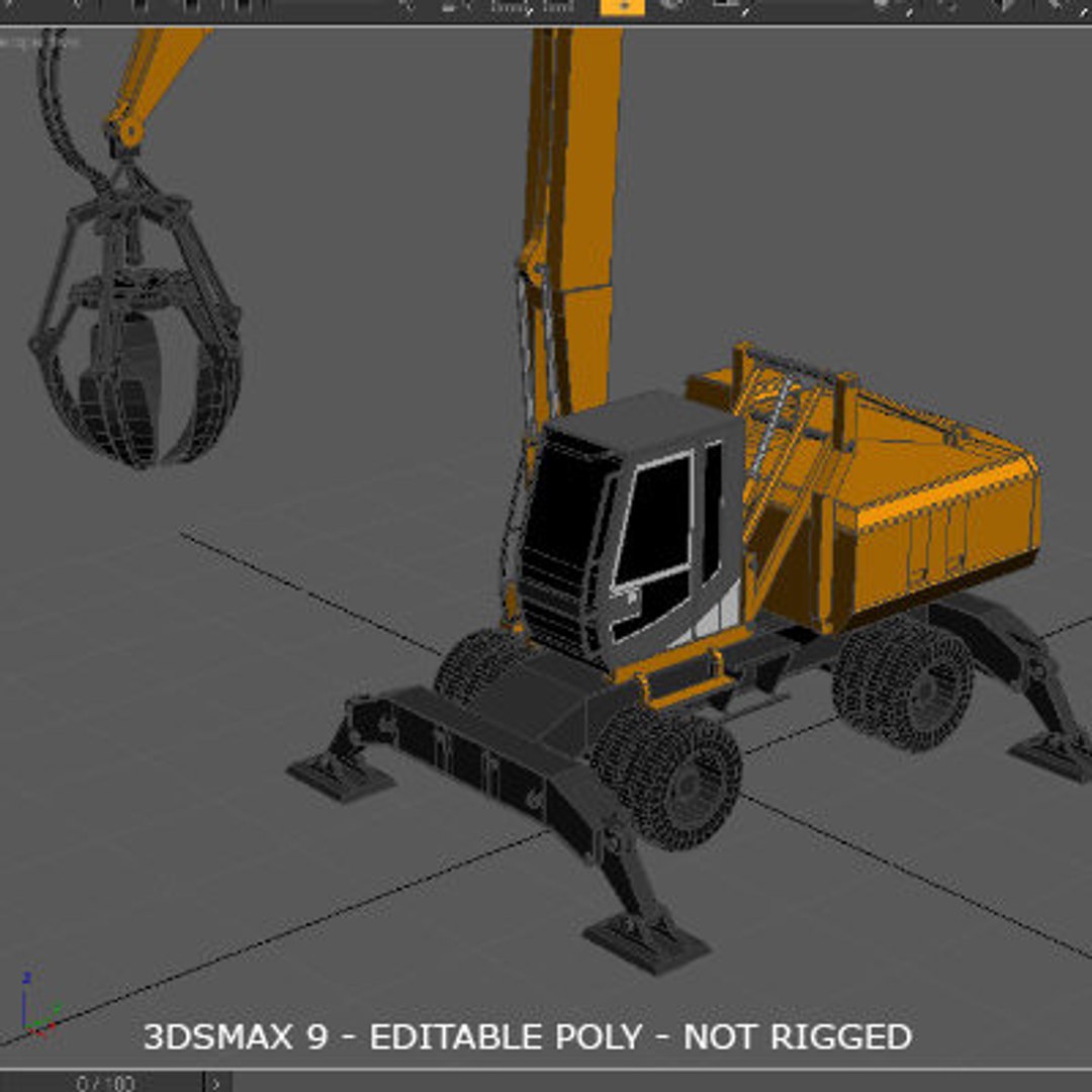 maya hydraulic excavator