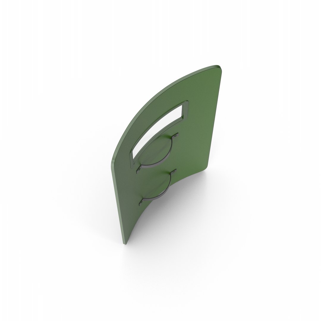 3D Green Tactical Shield Model - TurboSquid 2185505