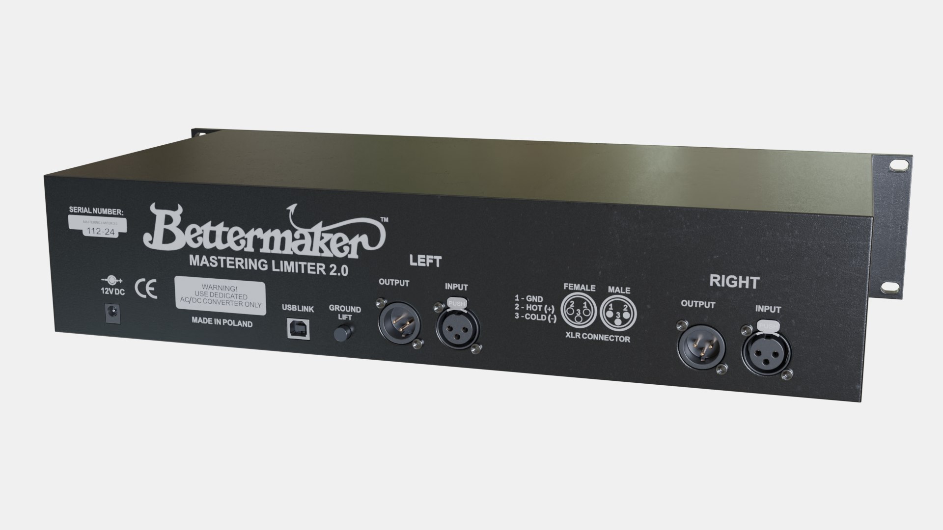 Bettermaker Mastering Limiter 3D Model - TurboSquid 2277077
