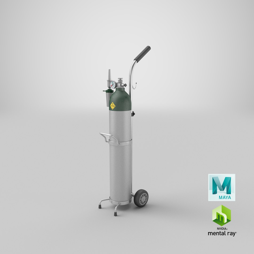 3D Real Oxygen Tank - TurboSquid 1427847