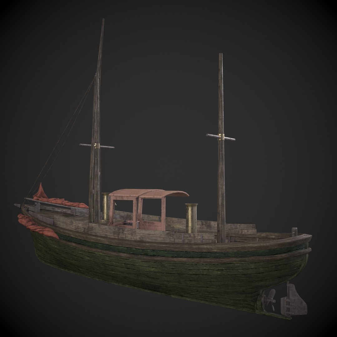 3D Fishing Boat Model - TurboSquid 2082614