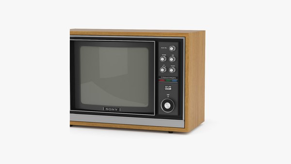 modelo 3d Sony Trinitron 1970 Television - TurboSquid 2101067