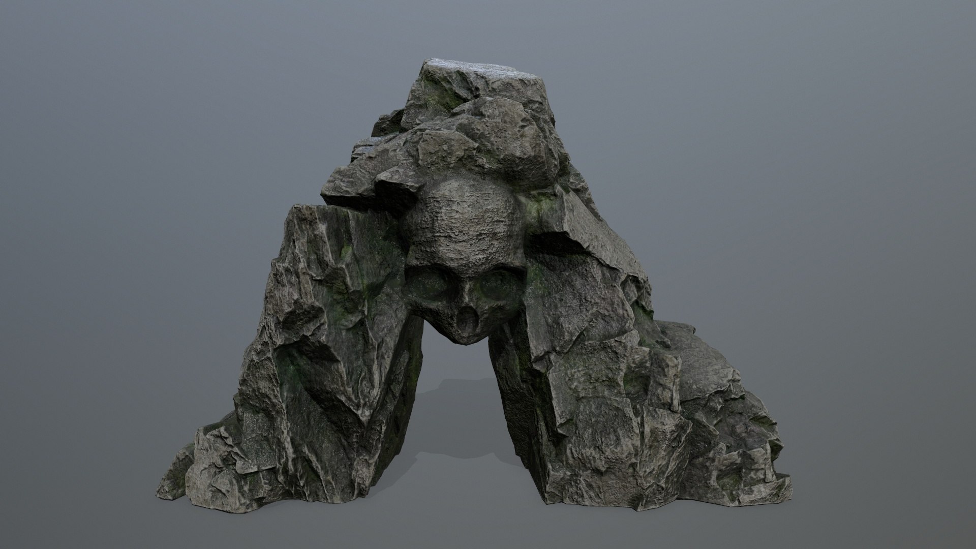 Skull Cave Model - TurboSquid 1744205