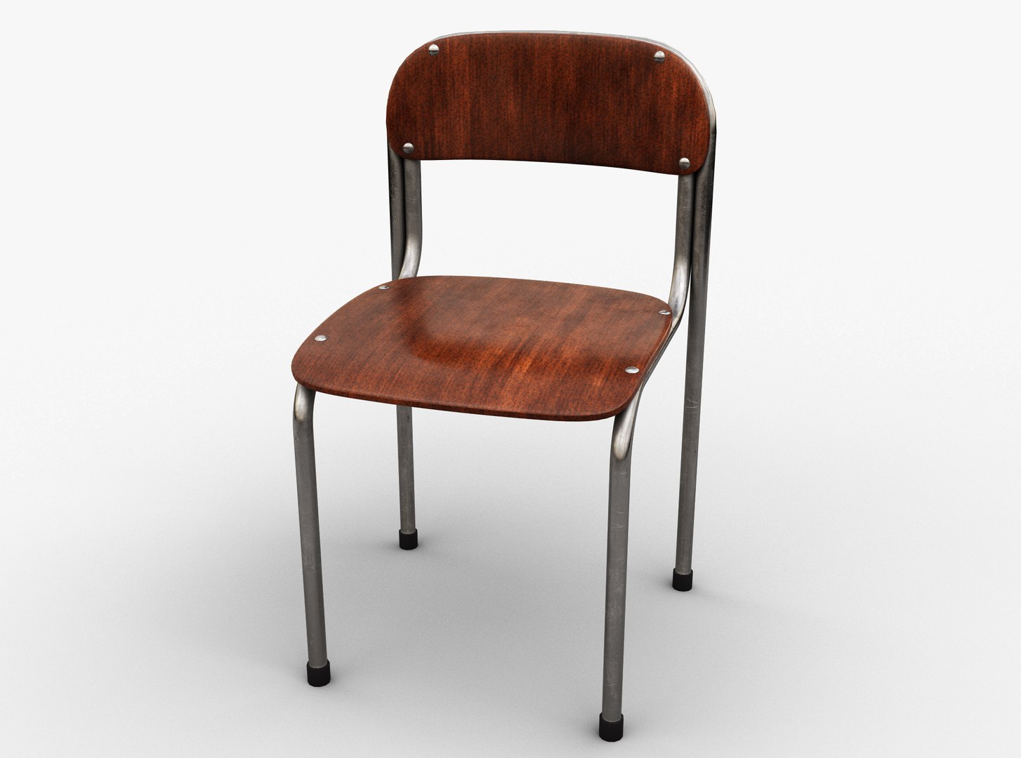 Single School Chair Model - TurboSquid 1779171