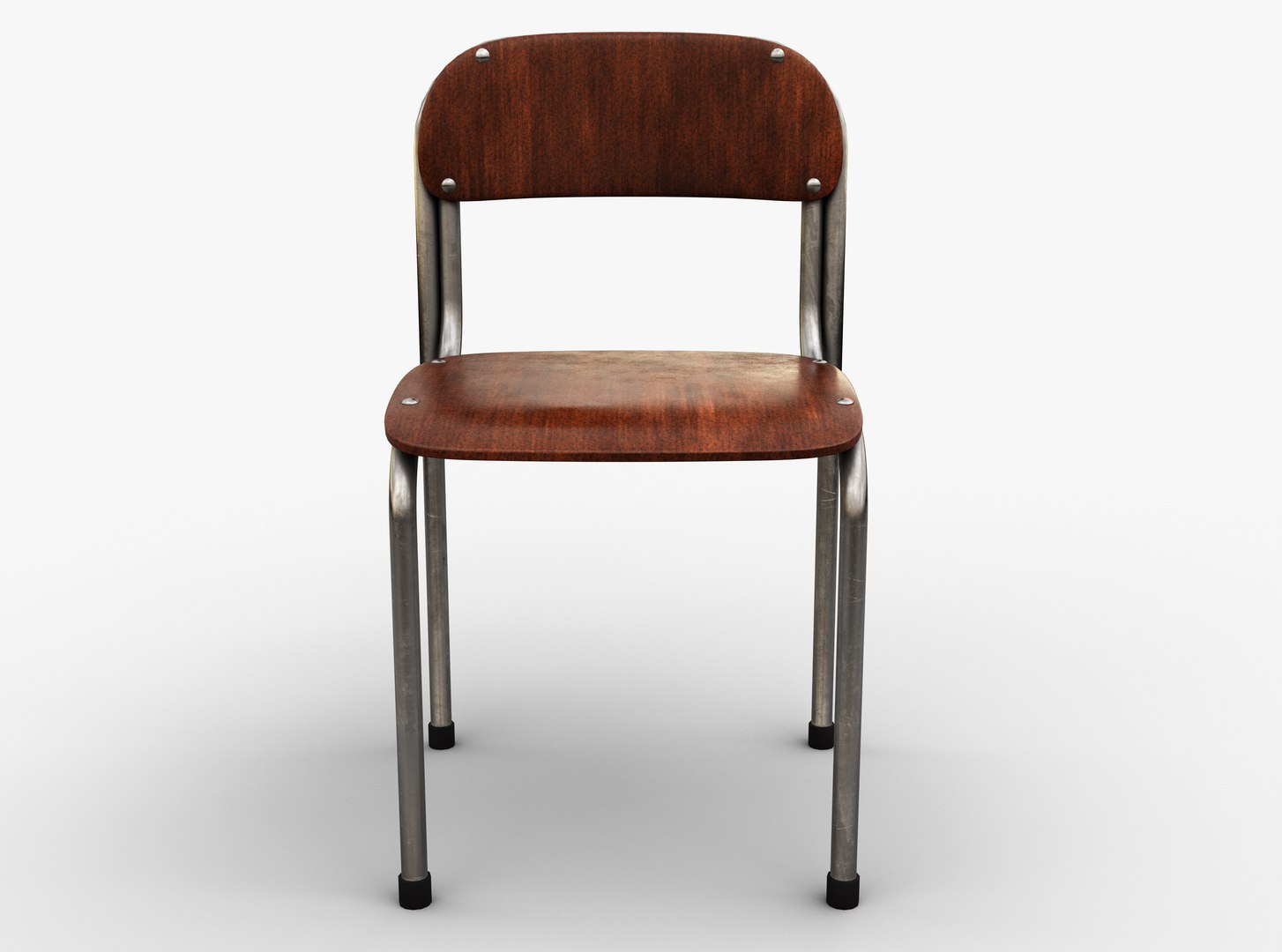 Single School Chair Model - TurboSquid 1779171