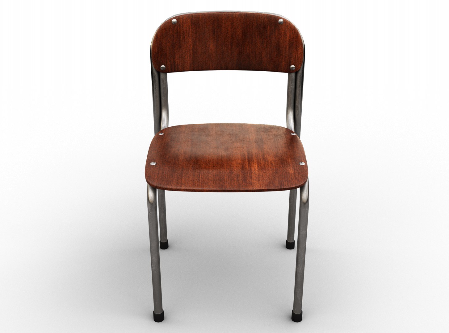 Single School Chair Model - TurboSquid 1779171