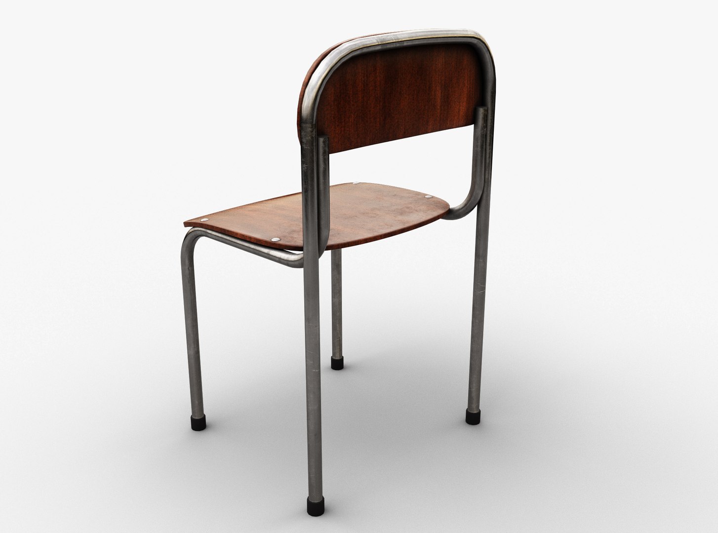 Single School Chair Model - TurboSquid 1779171
