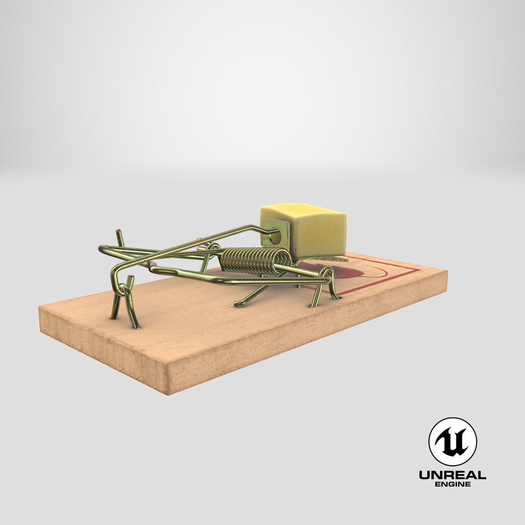 3D Model Mousetrap - TurboSquid 2002715