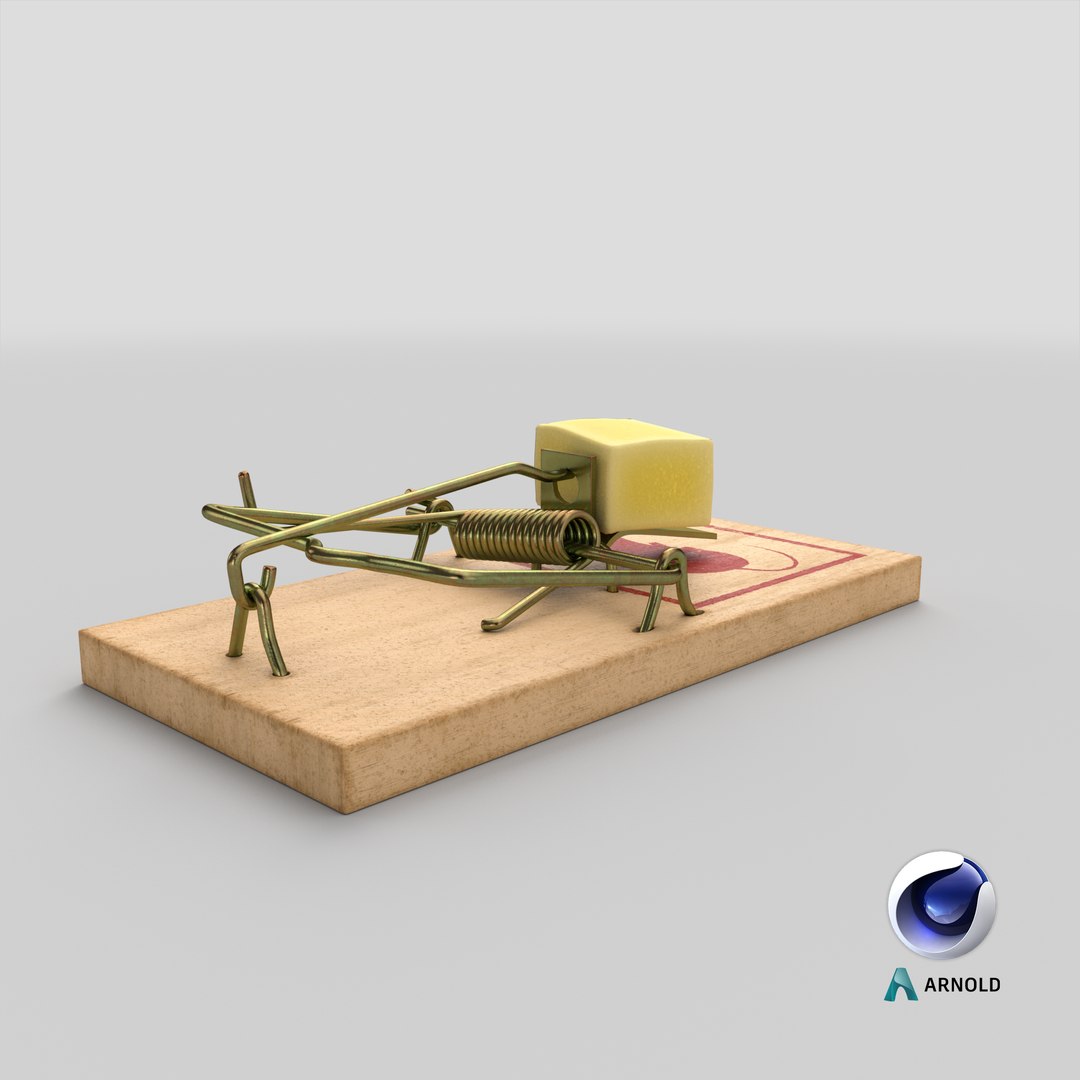 3D Model Mousetrap - TurboSquid 2002715