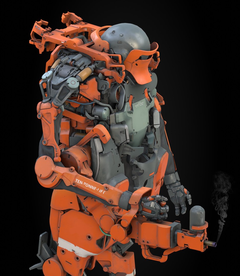 3D Mech Based On Concept Art Of Brian Sum Model - TurboSquid 2233469