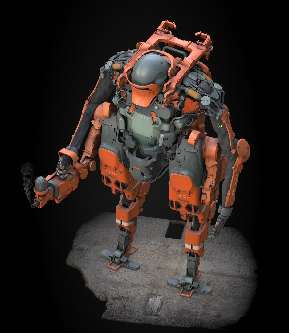 3D Mech Based On Concept Art Of Brian Sum Model - TurboSquid 2233469