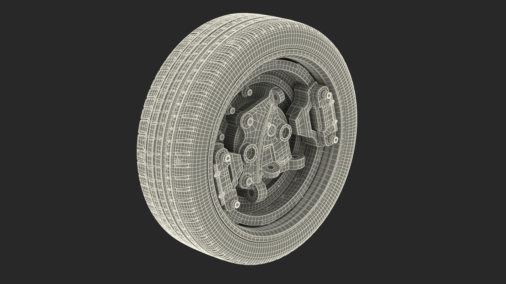 In-Hub Electric Motor Wheel System 3D Model - TurboSquid 2396088