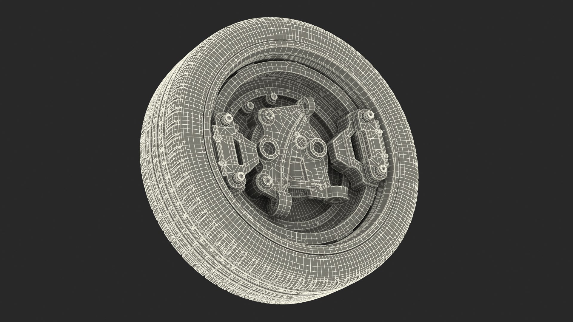 In-Hub Electric Motor Wheel System 3D Model - TurboSquid 2396088