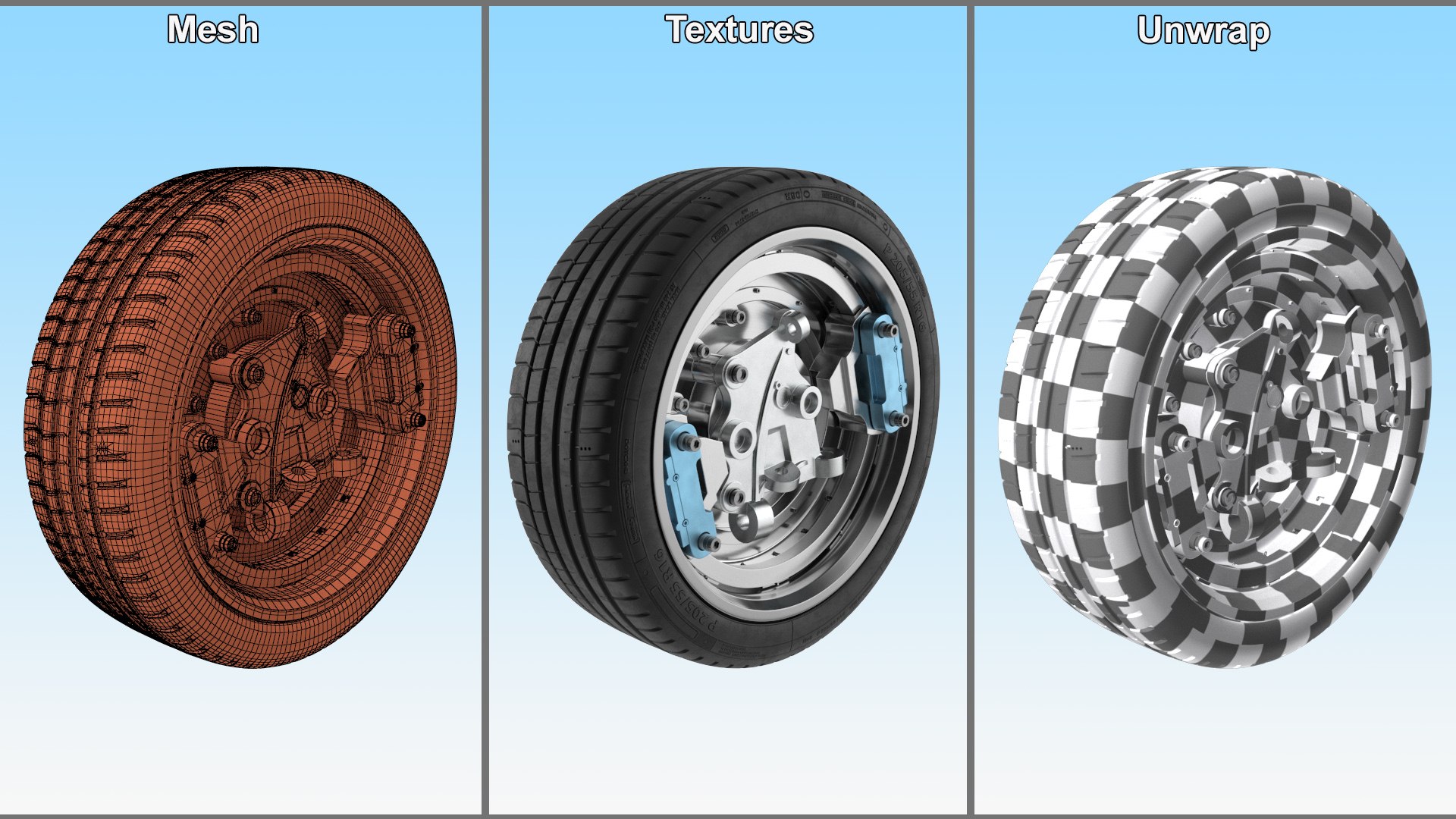 In-Hub Electric Motor Wheel System 3D Model - TurboSquid 2396088