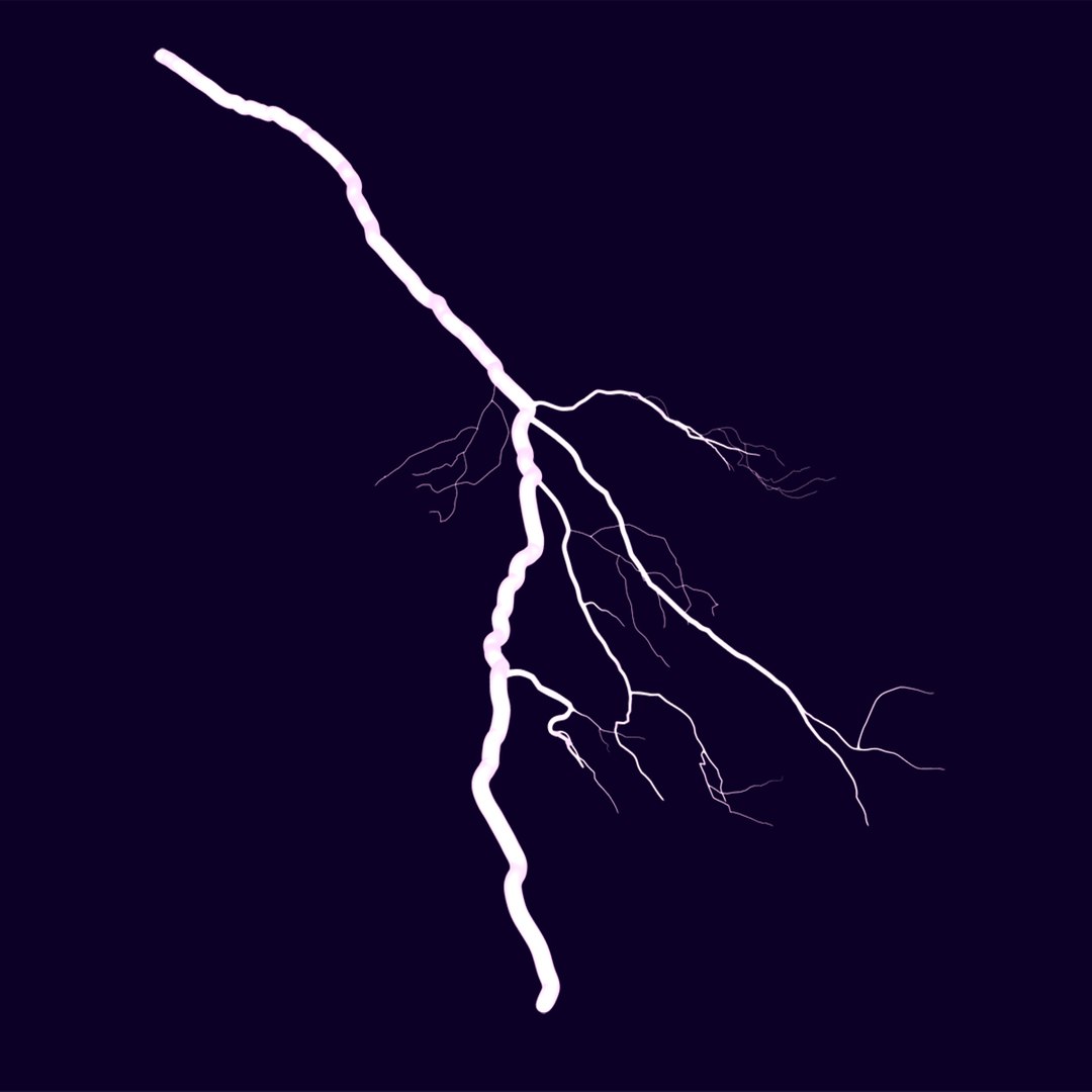 Lightning Bolt Model - TurboSquid 2299952