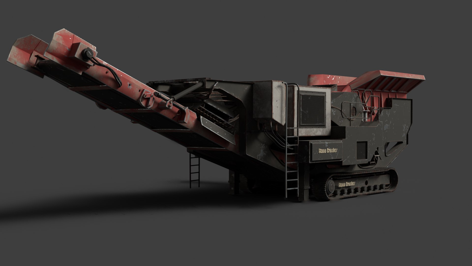 3D Stone Crusher Machine model - TurboSquid 2151002