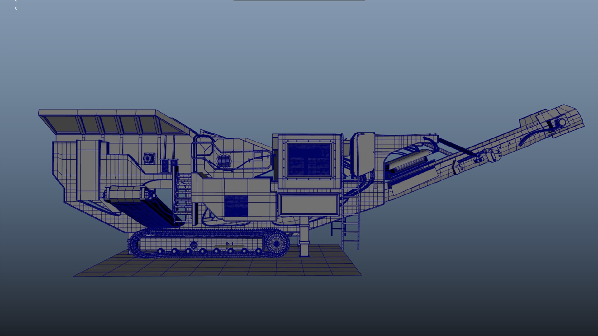 3D Stone Crusher Machine model - TurboSquid 2151002