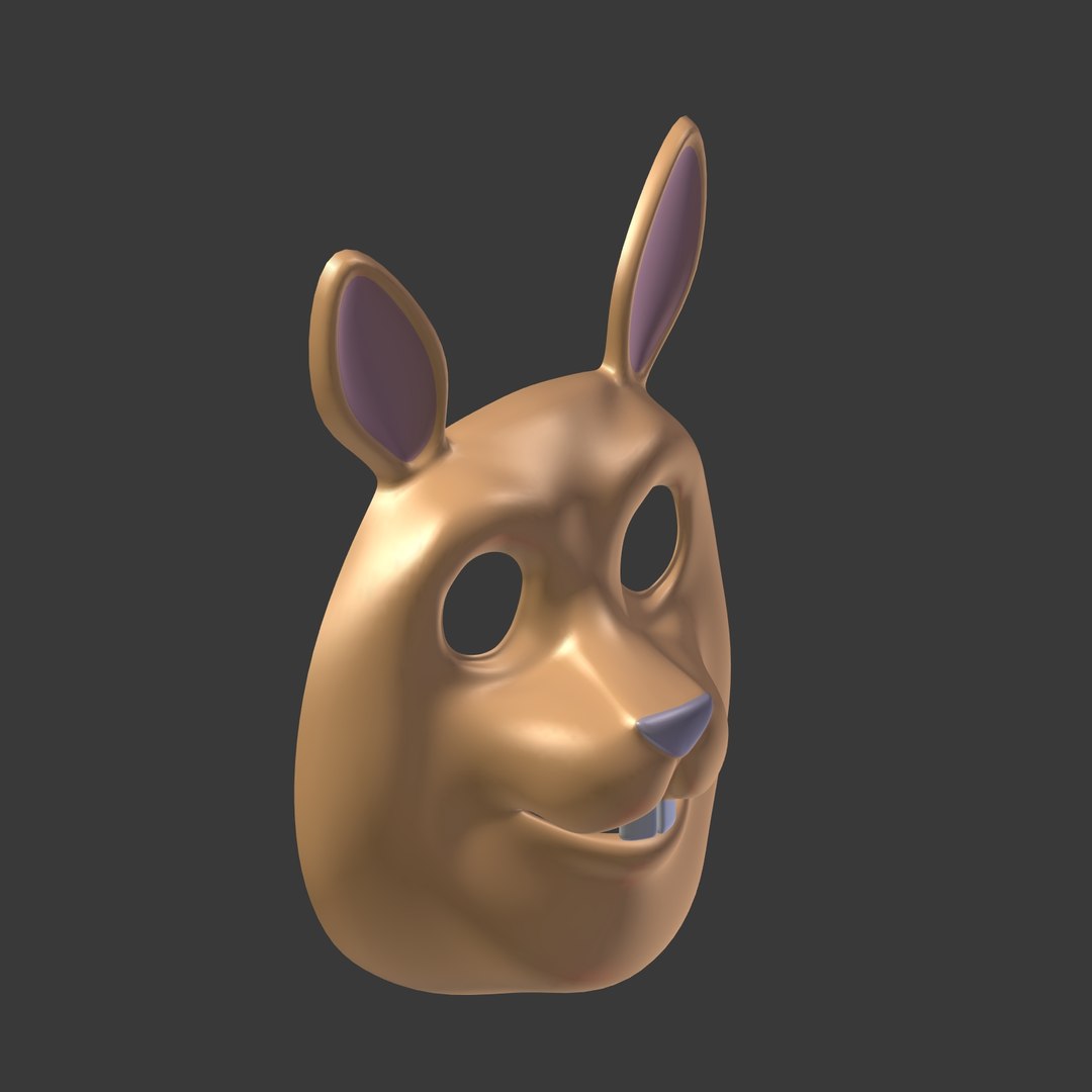 Rabbit Mask 3D Model - TurboSquid 1455014
